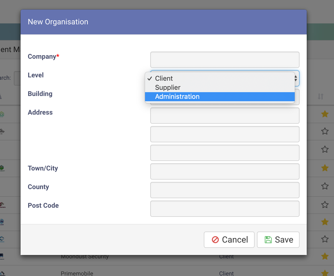 v4.2 / Client Management – User Levels – Approval Pipeline™