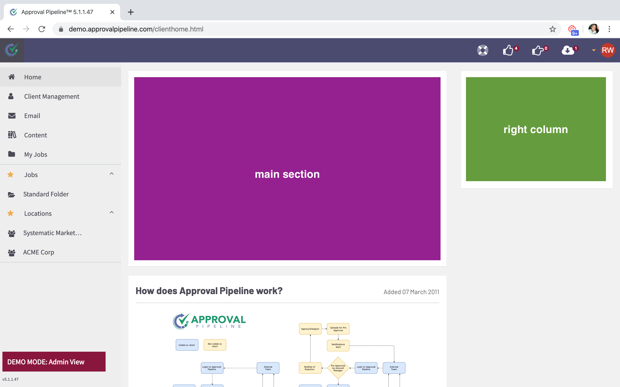 v5.1 / Content – Quick Guide – Approval Pipeline™